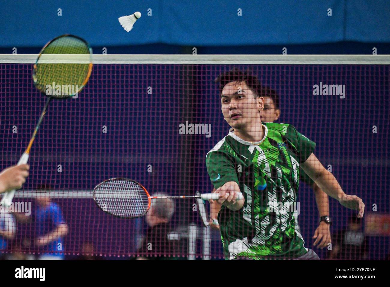 Alvin Morada (back) and Christian Bernardo (front) of Philippines seen ...