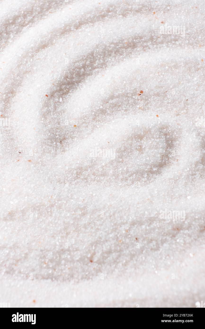 Natural Himalayan Pink Salt Fine Ground Top View Abstract Texture ...