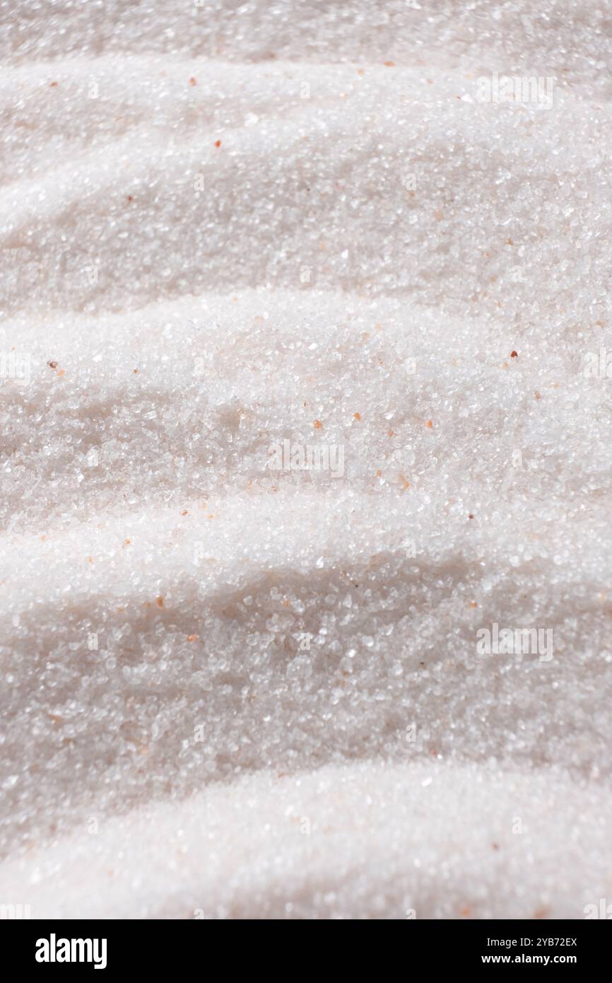 Natural Himalayan Pink Salt Fine Ground Top View Abstract Texture ...