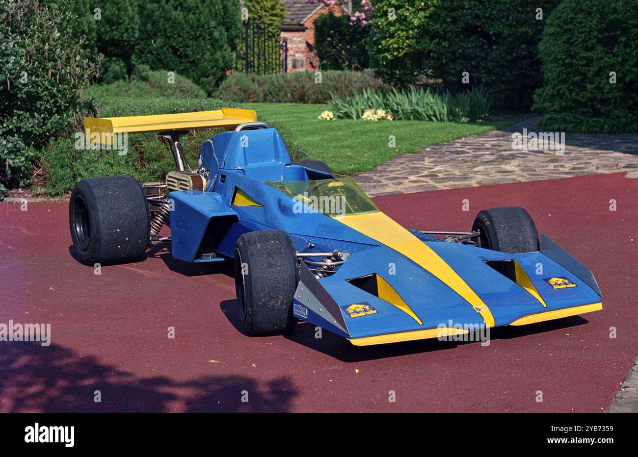 Classic single seater racing car. Brabham BT40 in formula Atlantic trim ...