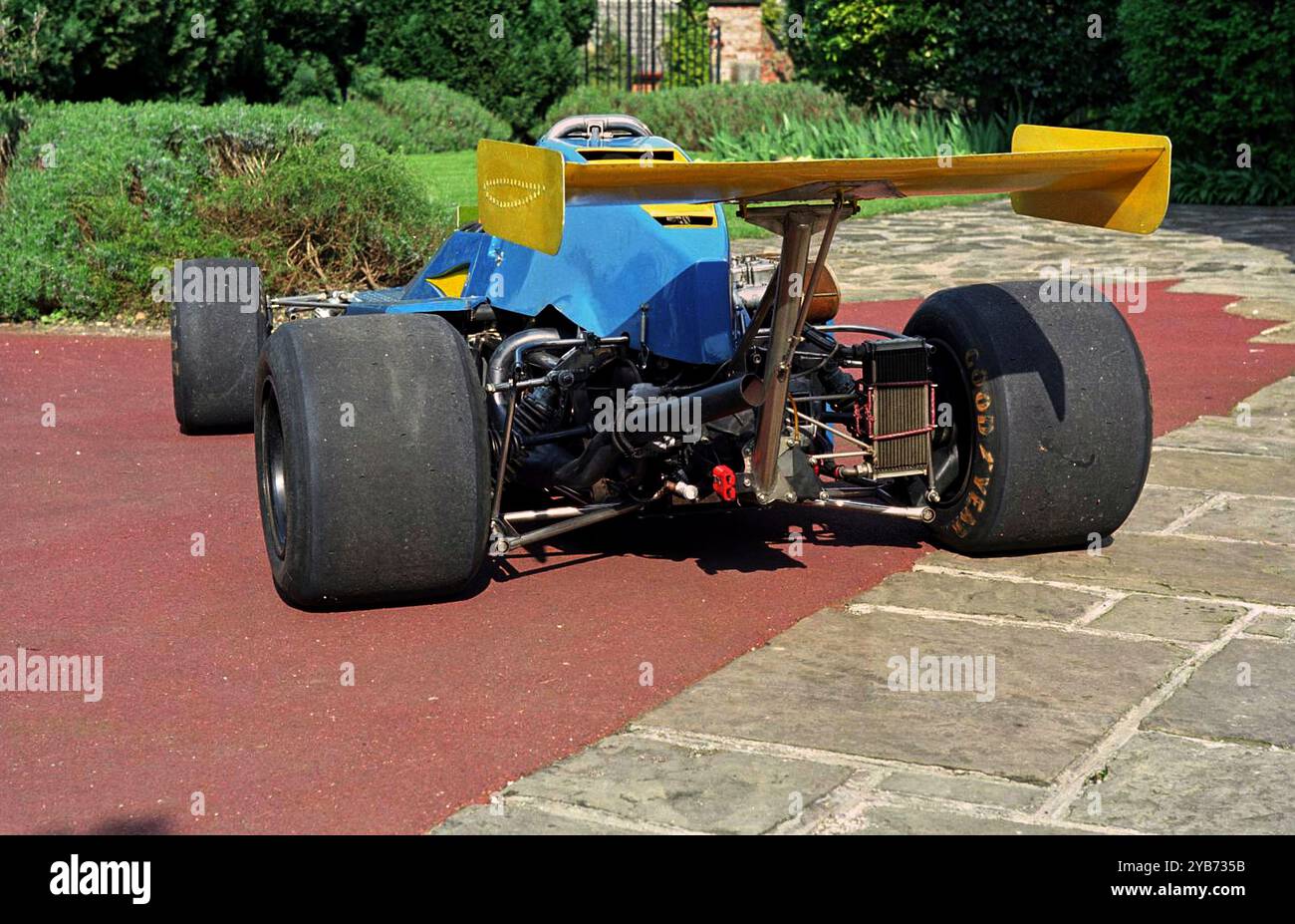 Classic single seater racing car. Brabham BT40 in formula Atlantic trim ...