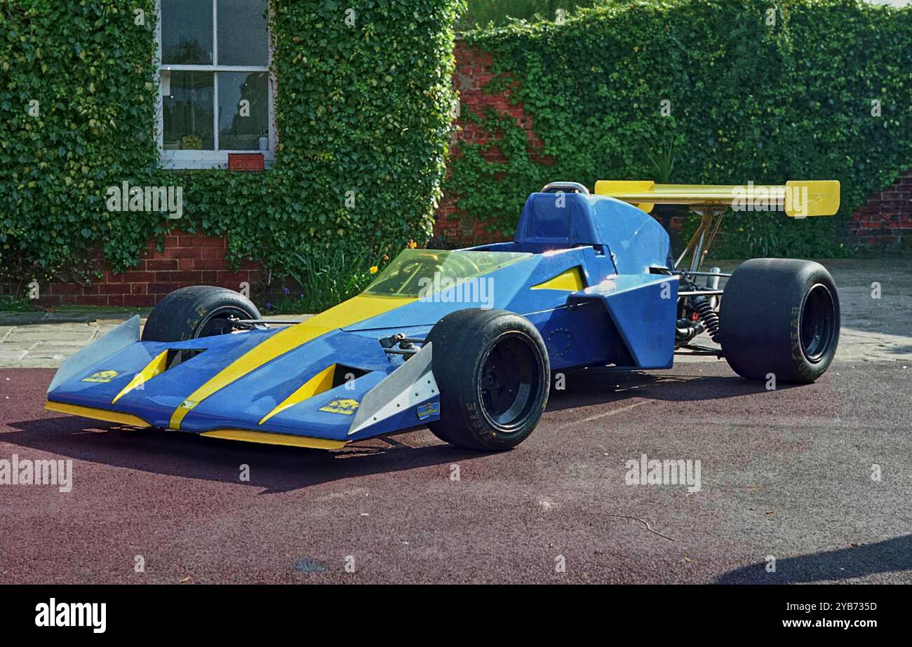 Classic single seater racing car. Brabham BT40 in formula Atlantic trim ...