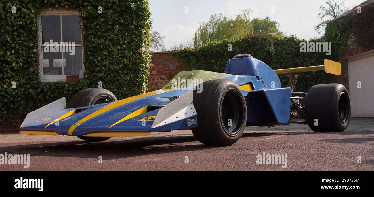 Classic single seater racing car. Brabham BT40 in formula Atlantic trim ...
