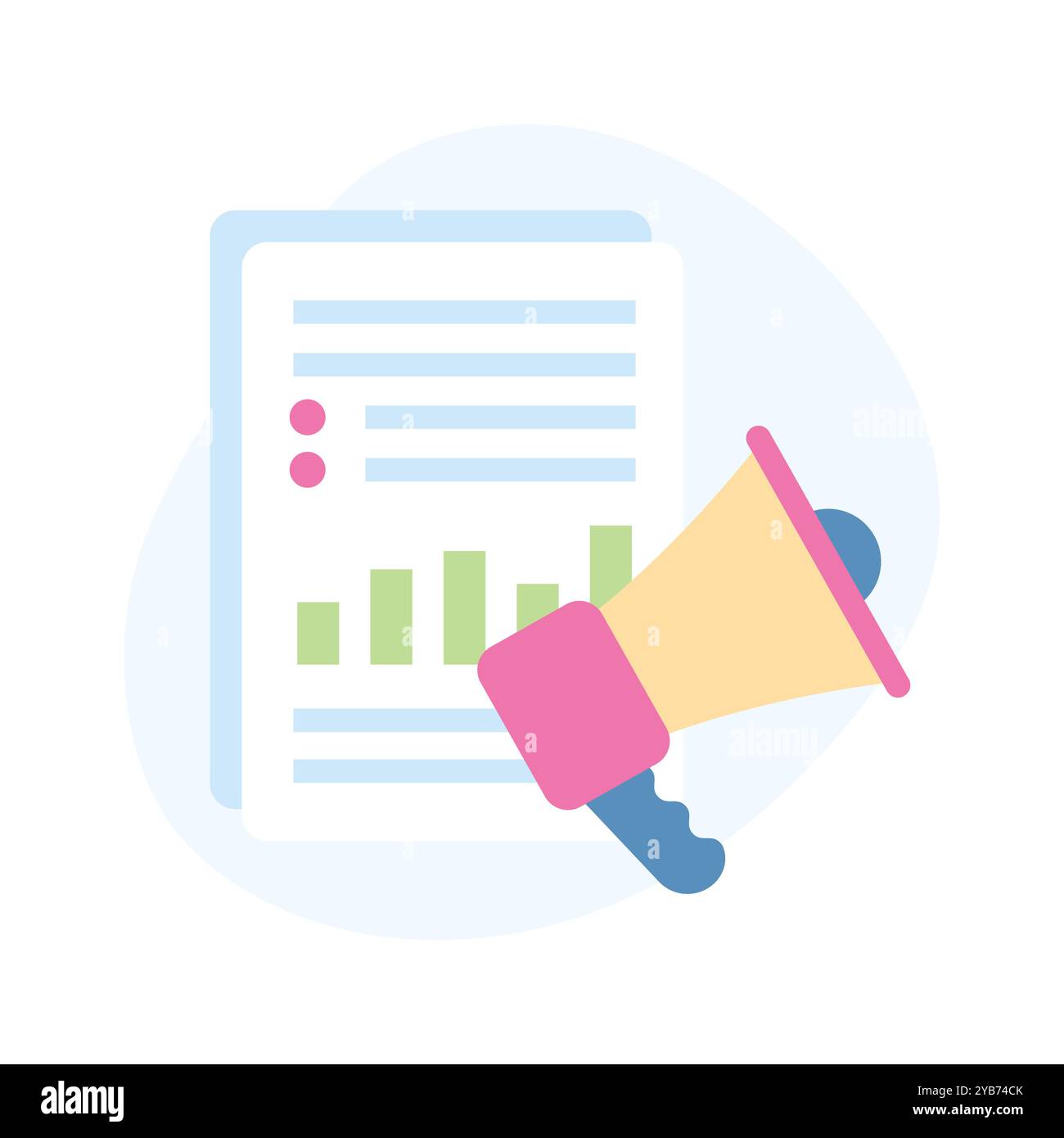 Marketing report. graph and chart. Business reports and documents on ...