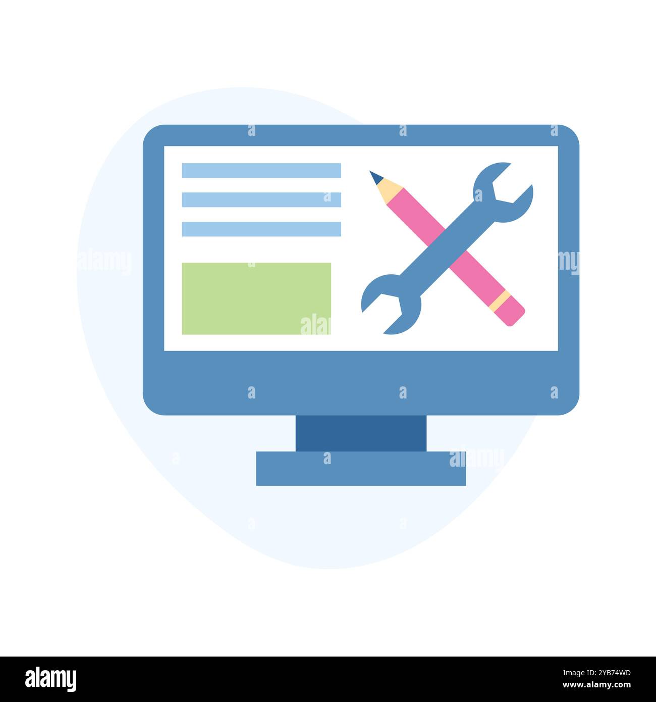 Technical support icon, repair computer icon, Tools icon symbol ...