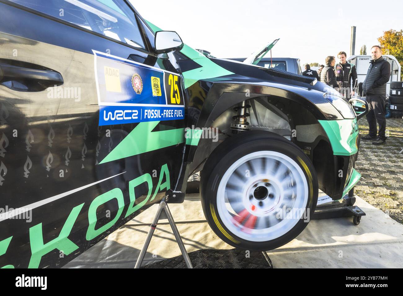 ambiance during the Central European Rally 2024, 12th round of the 2024 ...
