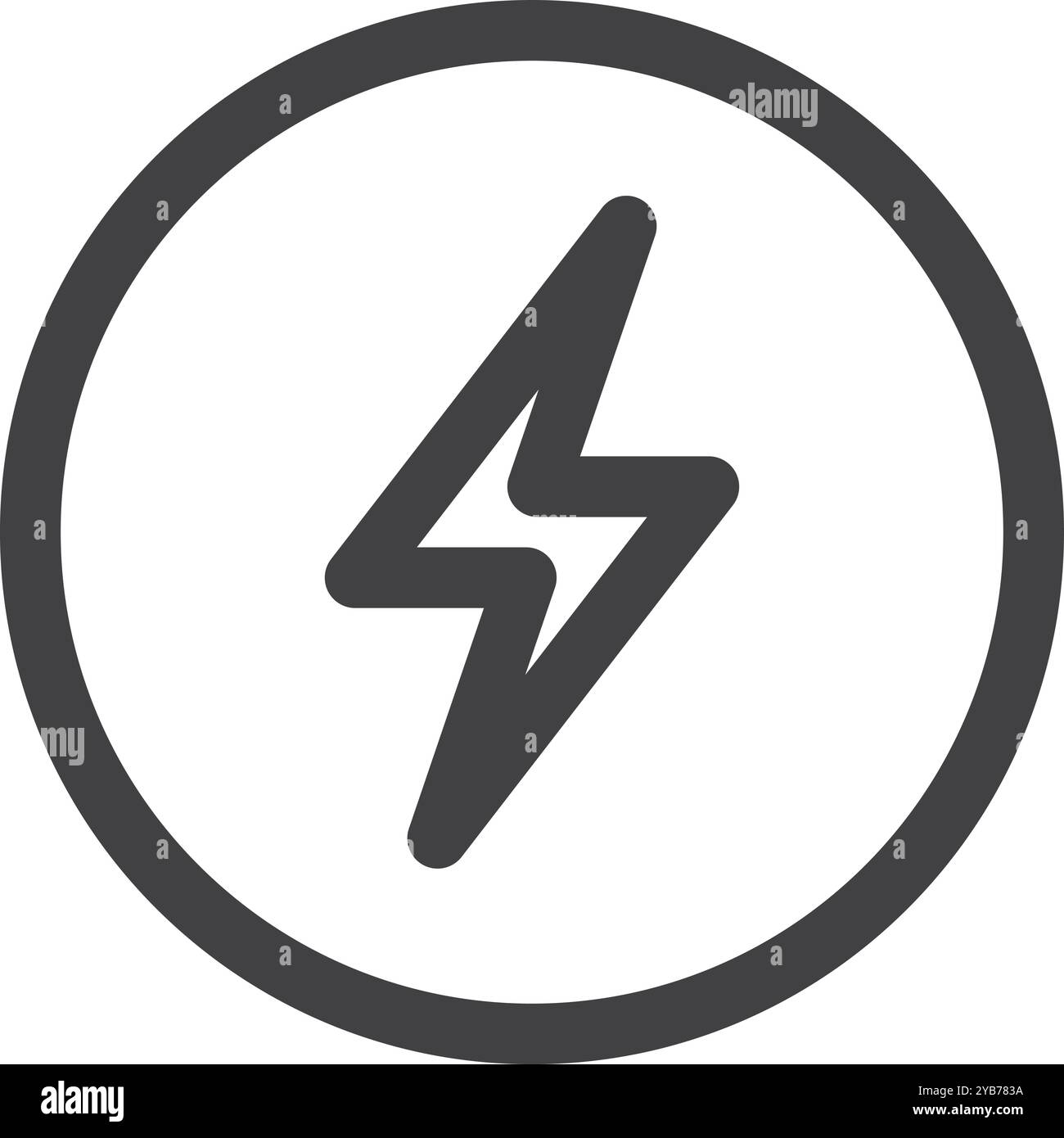 Electric power line icon. Energy charge symbol Stock Vector Image & Art ...