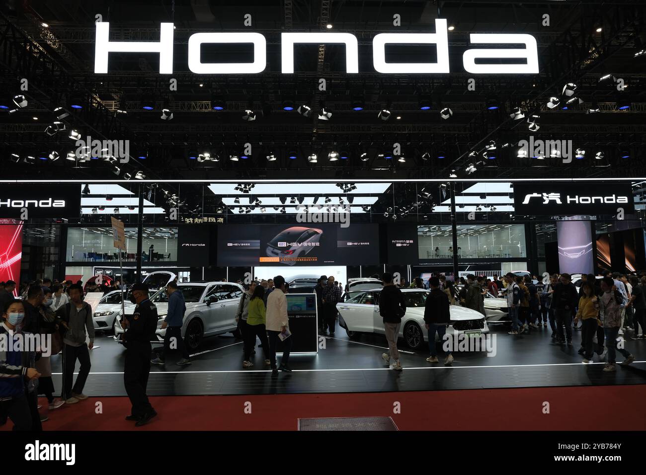 Shanghai,China-April 22nd 2023: Honda Motor booth at Shanghai auto show ...