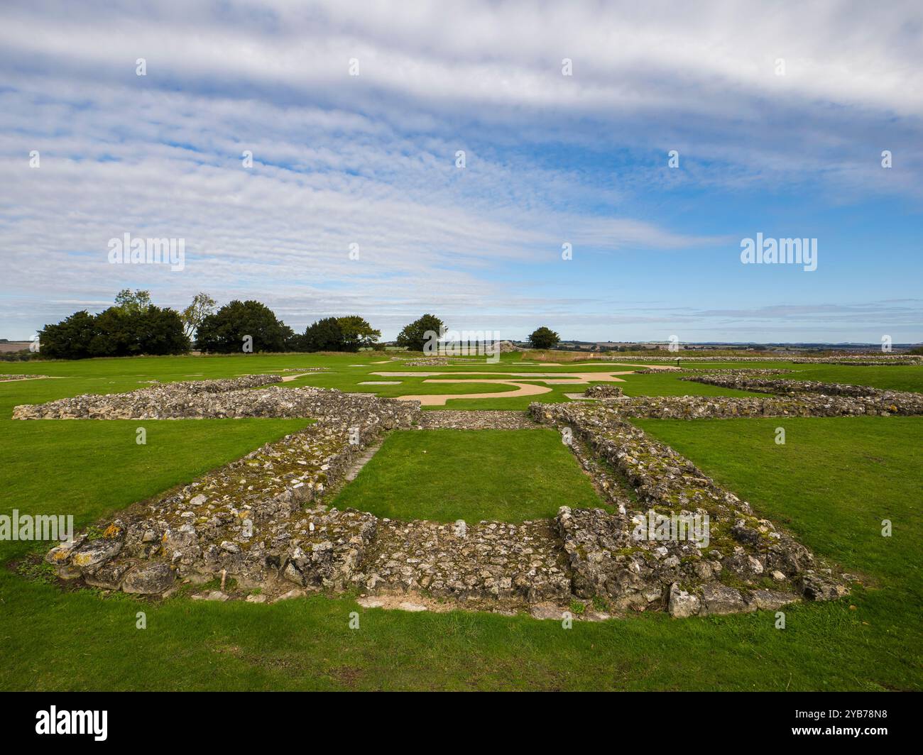 Old sarum cathedral foundations hi-res stock photography and images - Alamy