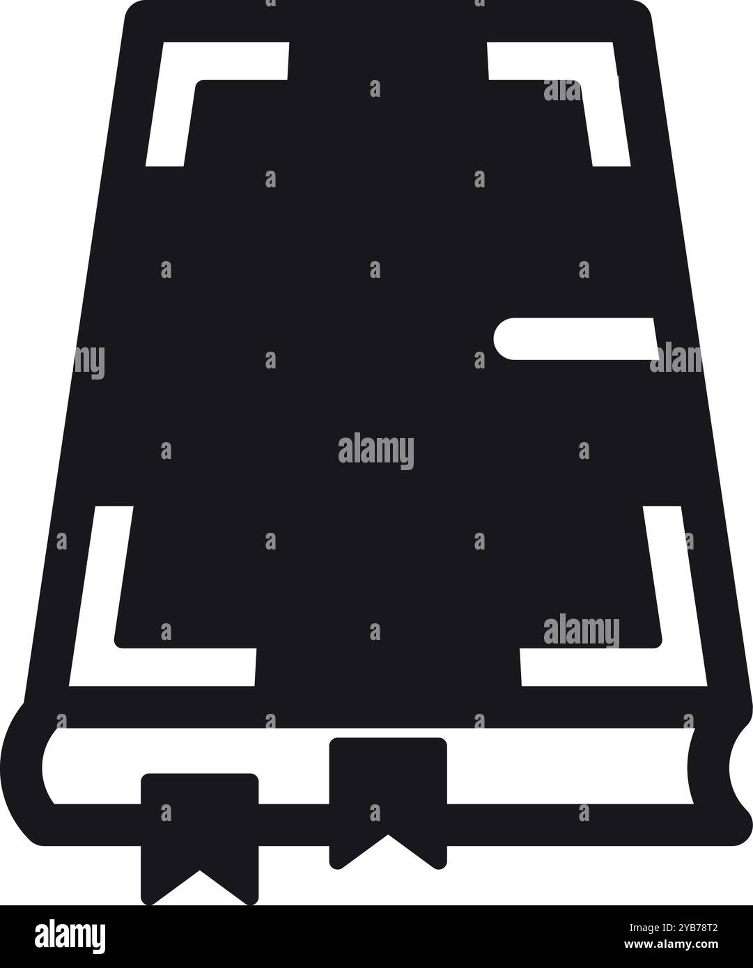 Book black icon. Library symbol. Education sign Stock Vector Image ...