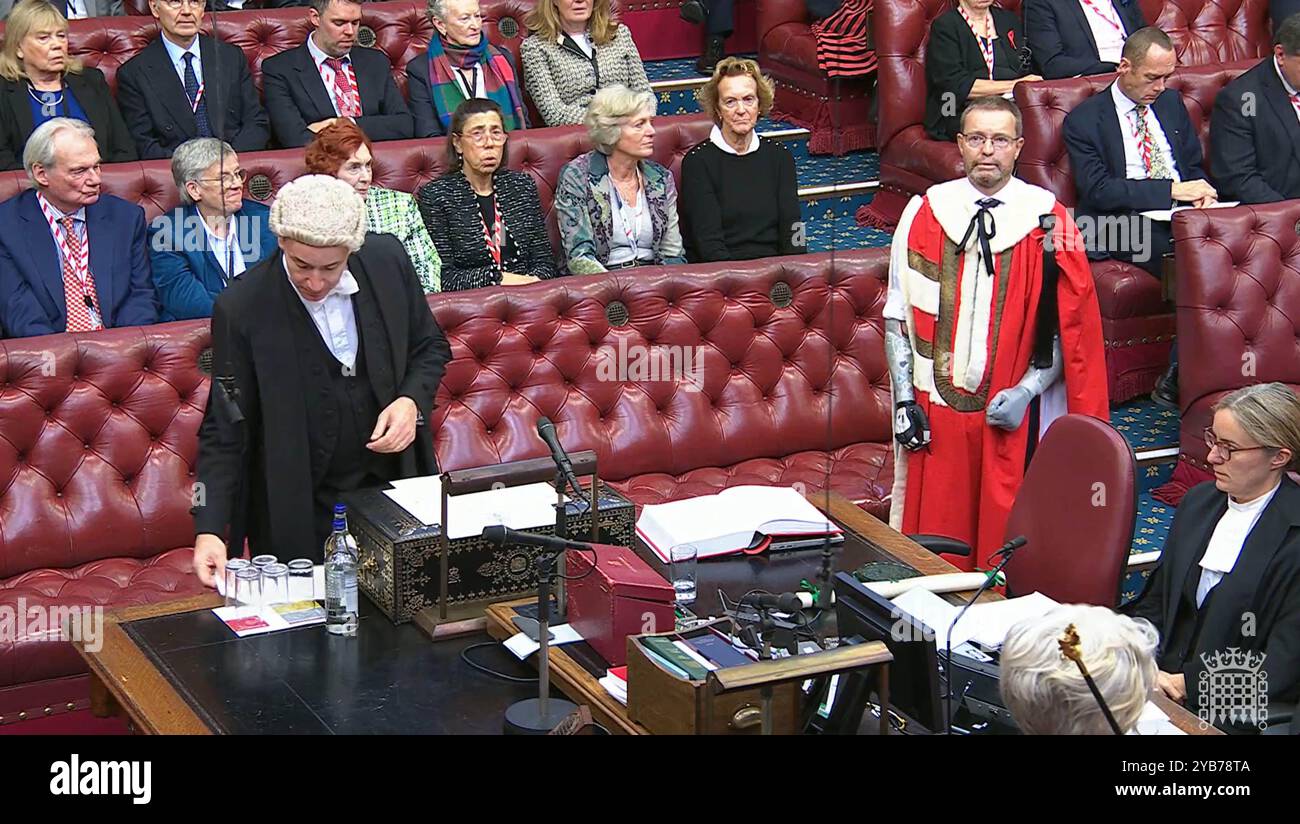 Screen grab of Lord Mackinlay of Richborough, the first quadruple ...
