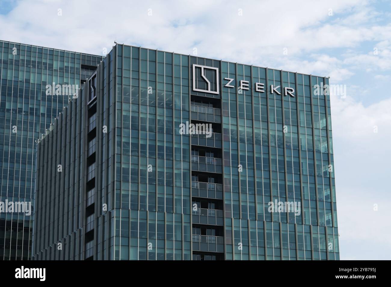 Shanghai,China-May 20th 2023: Zeekr company office headquarters ...