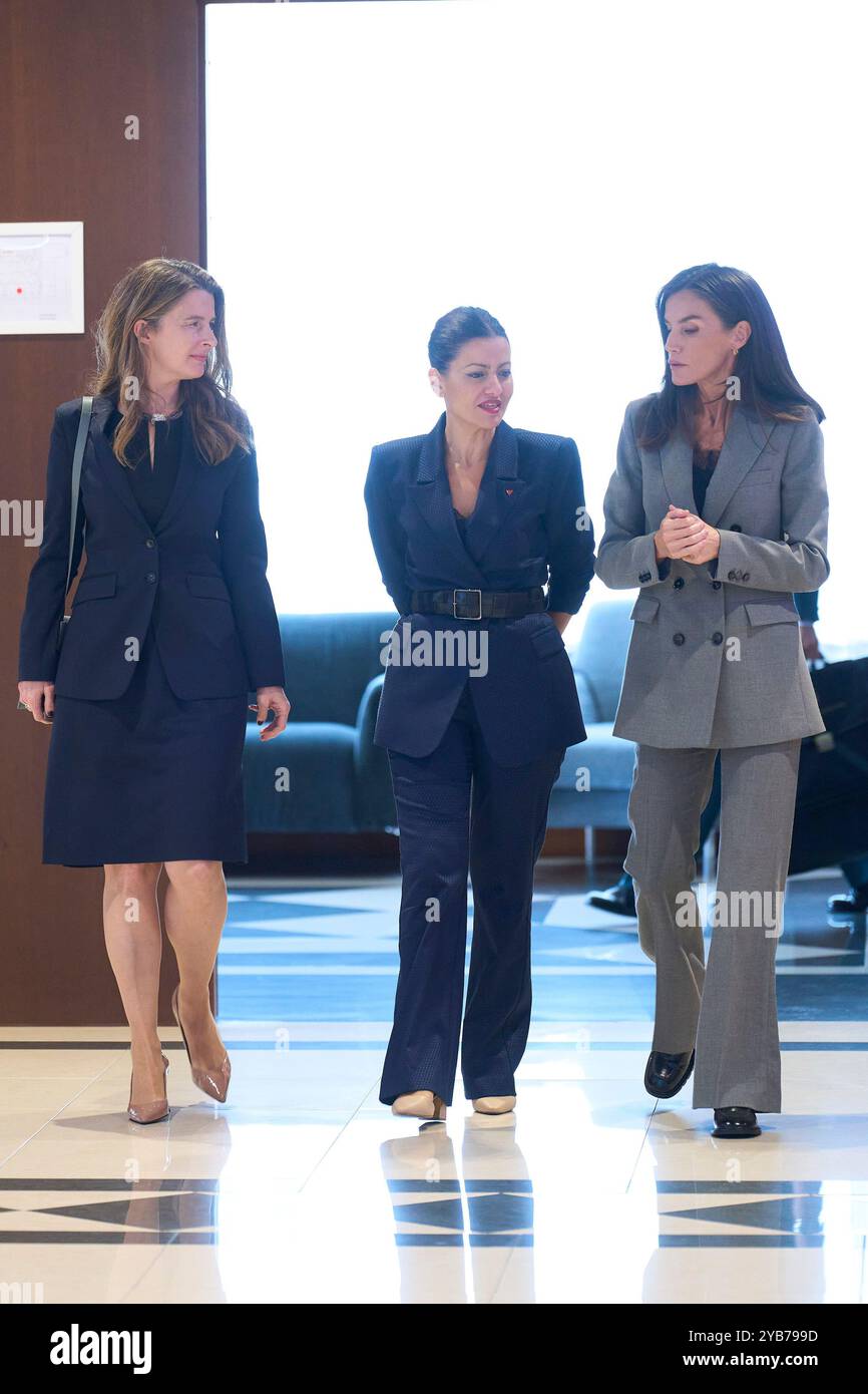 Madrid. Spain. 20241017, Queen Letizia of Spain, Maria Dolores Ocana ...