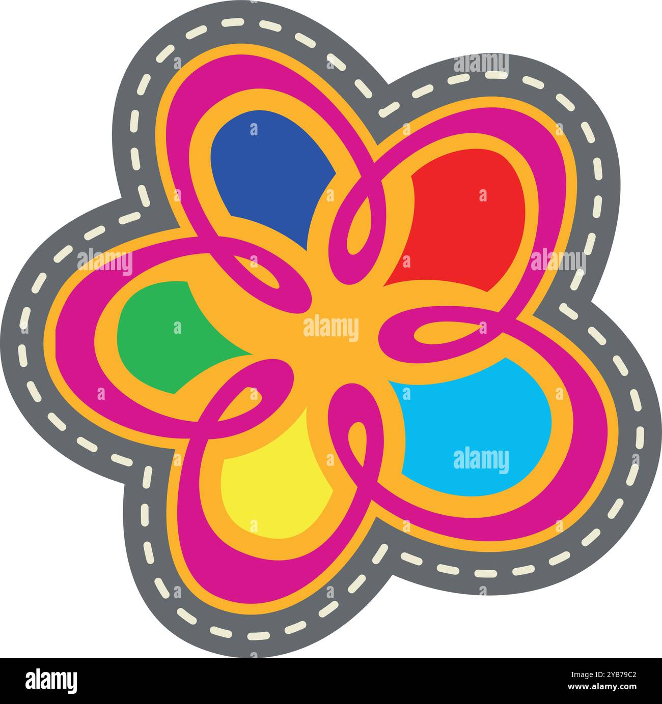 Hippie fashion 1960s style Cut Out Stock Images & Pictures - Alamy