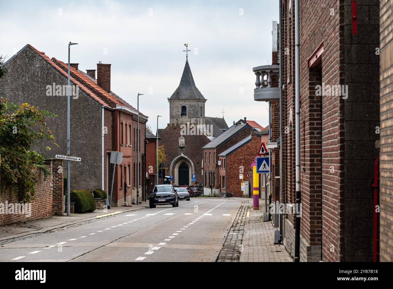 The Saint Peter's Banden catholic church in the village of Willebringen ...