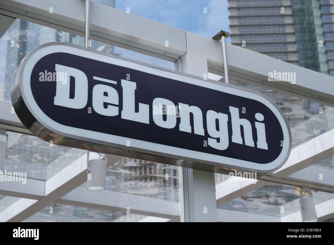Shanghai,China-April 1st 2023: De'Longhi store brand logo sign Stock ...