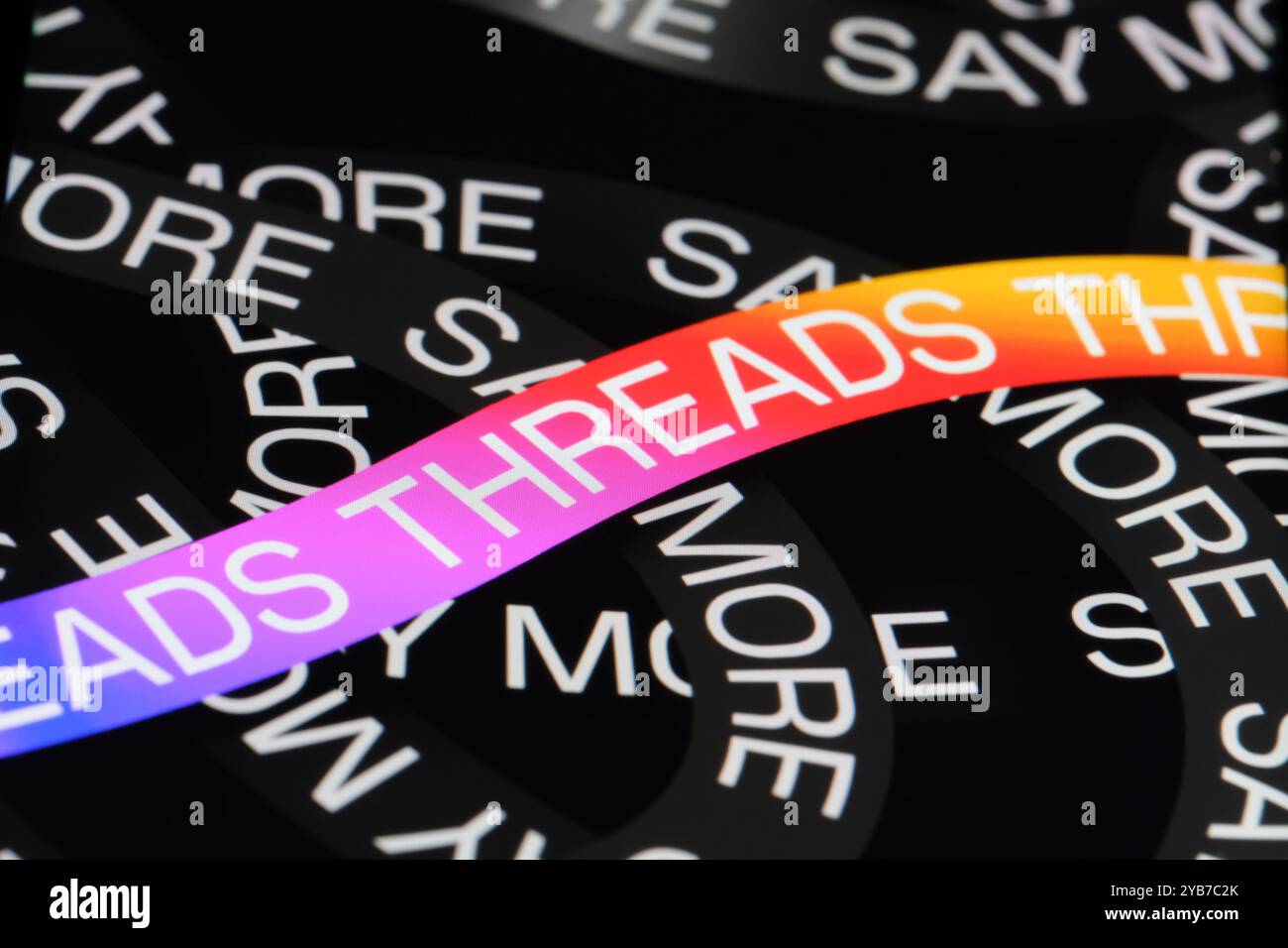 Meta threads hi-res stock photography and images - Alamy