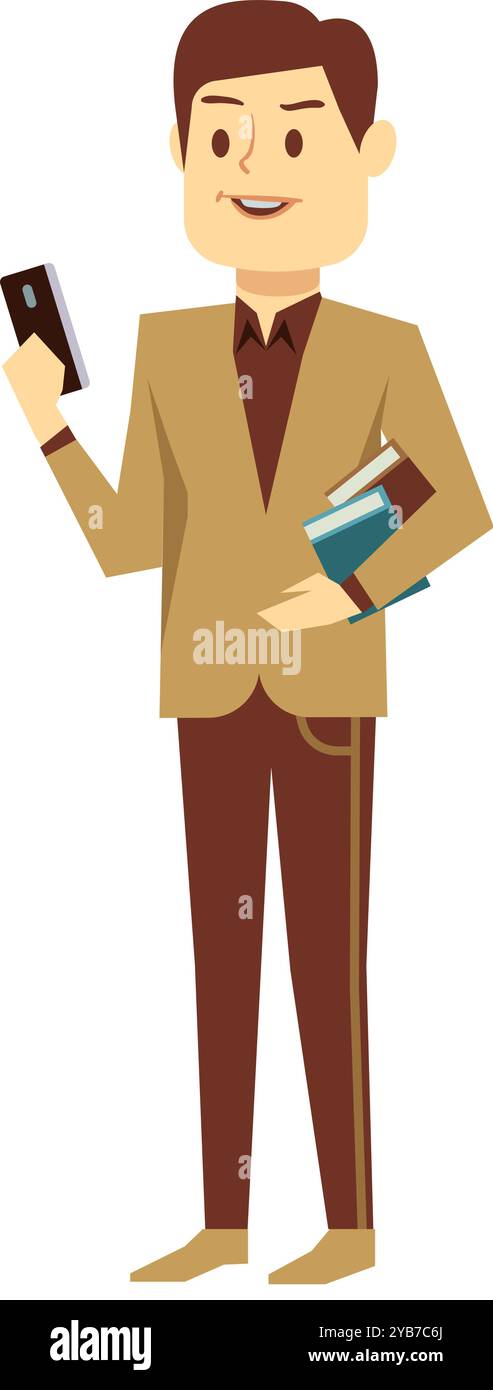 Busy mobile phone Stock Vector Images - Alamy