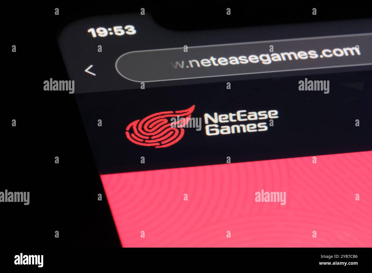 NetEase Games brand logo on official website. Chinese Internet company ...