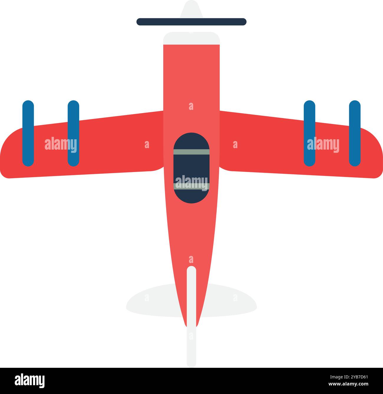 Top aerial view airport Stock Vector Images - Alamy