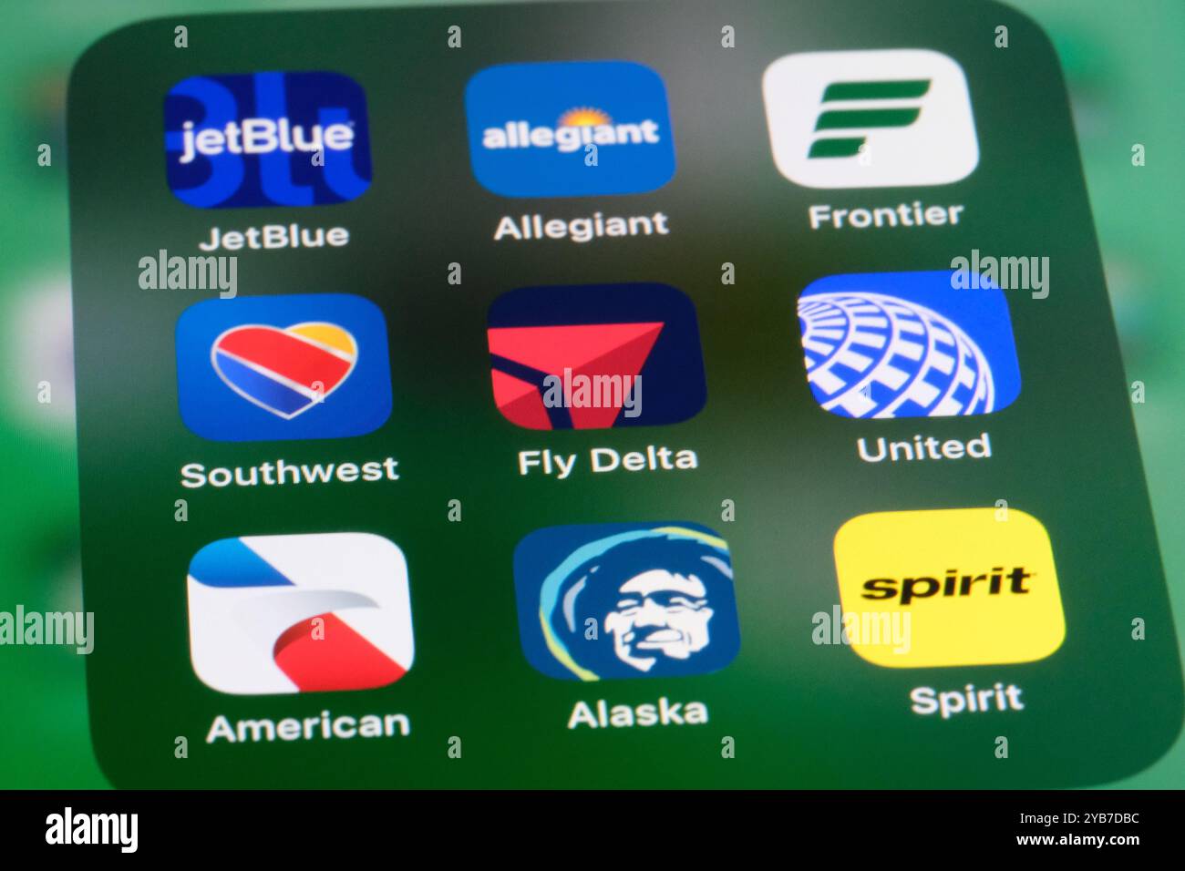 Assorted American Airlines company app icon and logo. Delta , Southwest ...