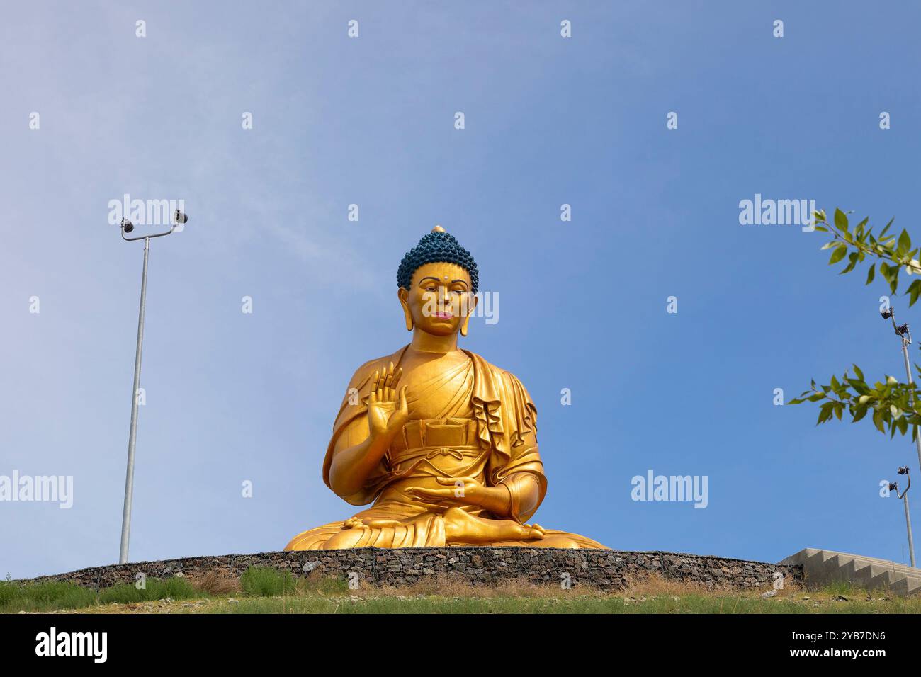 The largest Buddha statue in Russia. Republic of Tuva, Kyzyl Stock ...