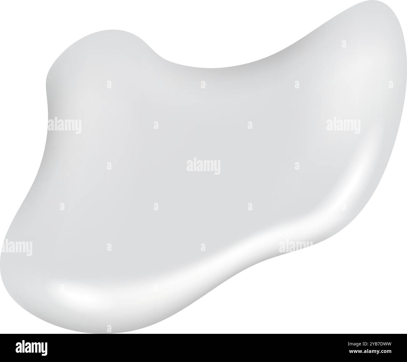 Skin lotion drop. Cosmetic sample white smear Stock Vector Image & Art ...