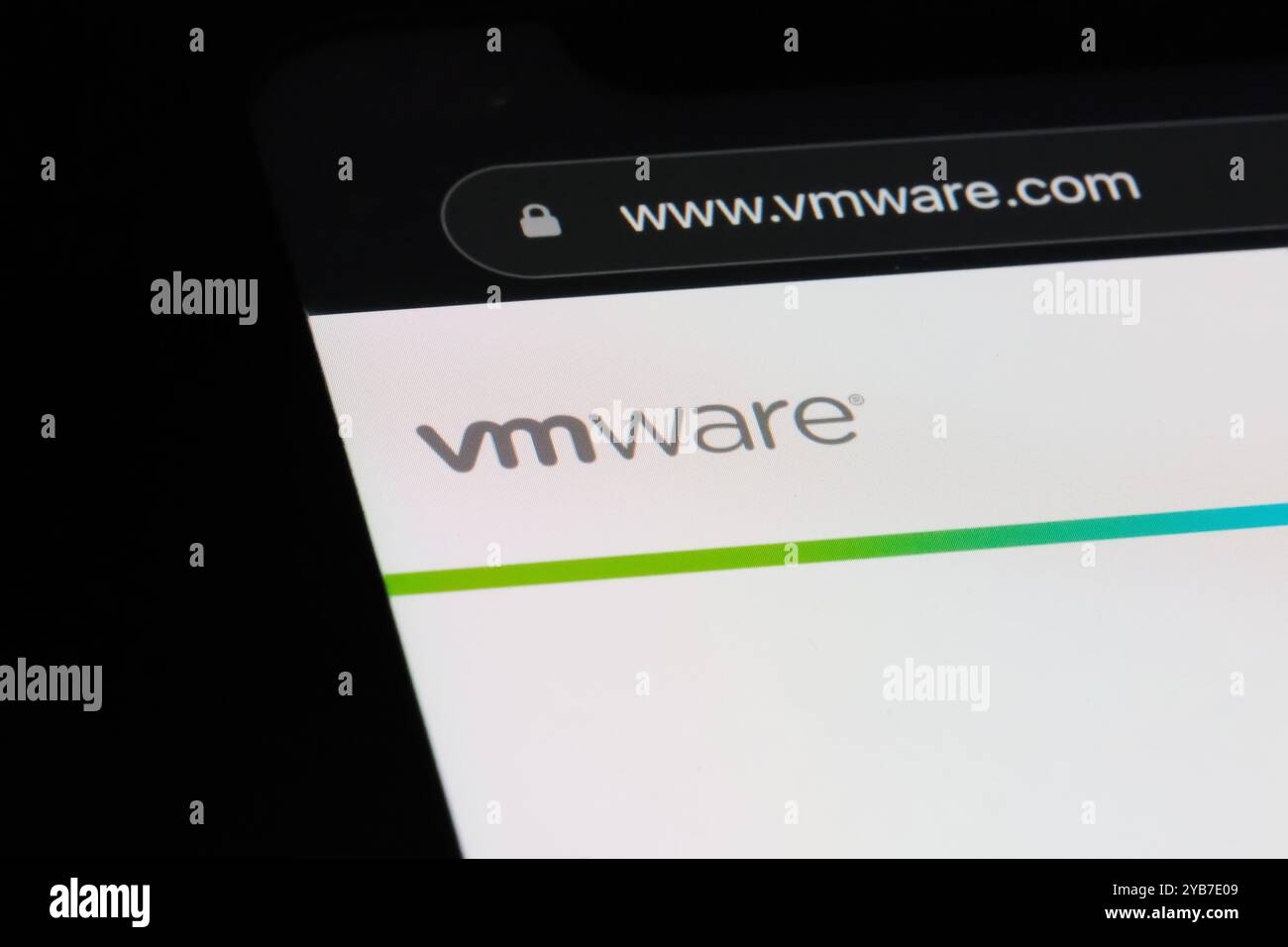 VMware company brand logo on official website Stock Photo - Alamy
