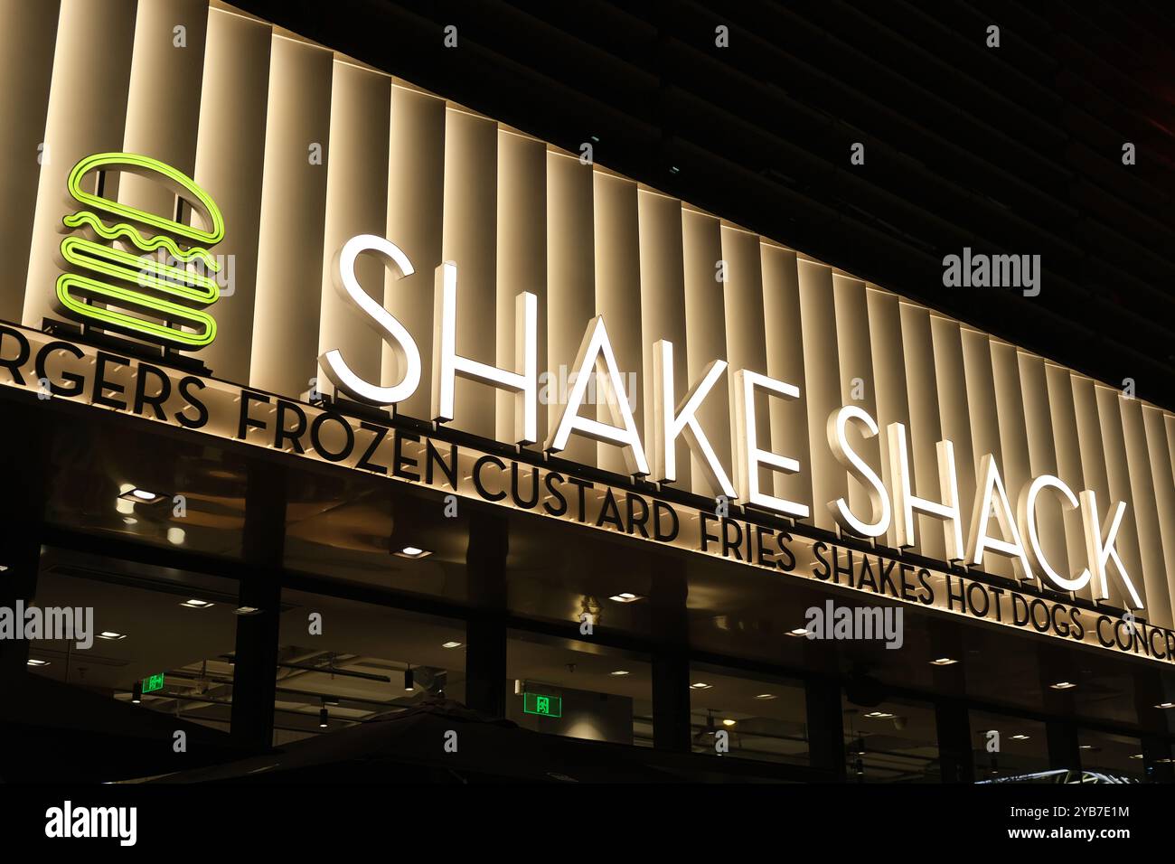 Shanghai,China-May 13th 2023: Shake Shack restaurant brand logo store ...