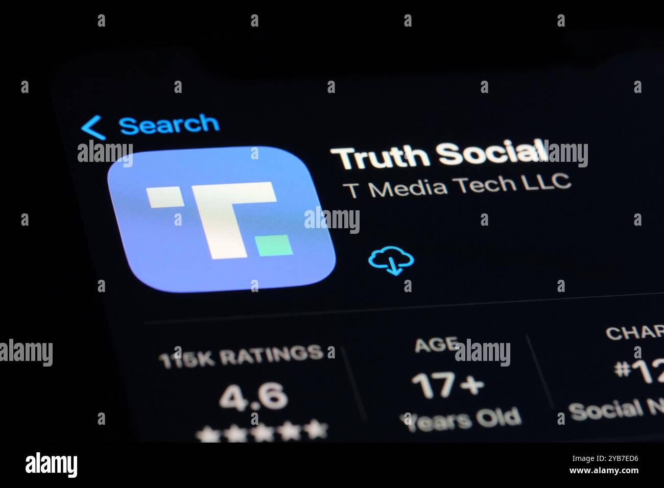 Truth Social app icon logo. social media platform Stock Photo - Alamy