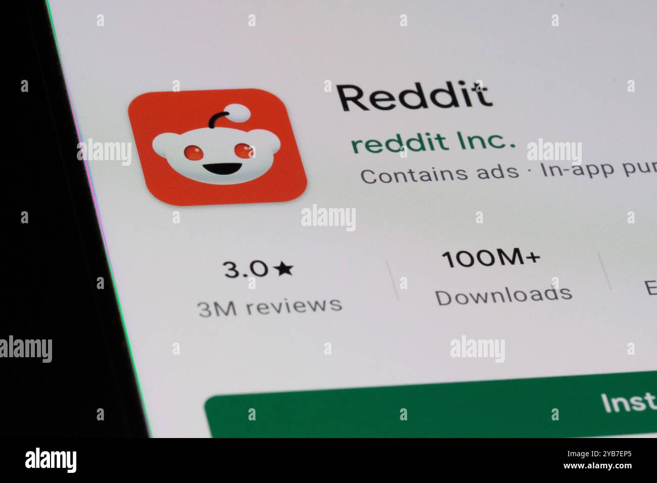 Reddit app icon and brand logo sign Stock Photo - Alamy