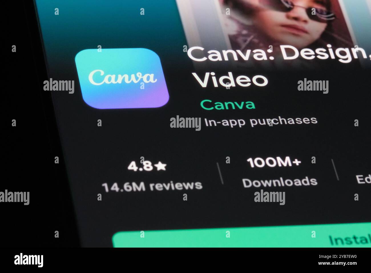 Canva app icon brand logo. A design platform company Stock Photo - Alamy