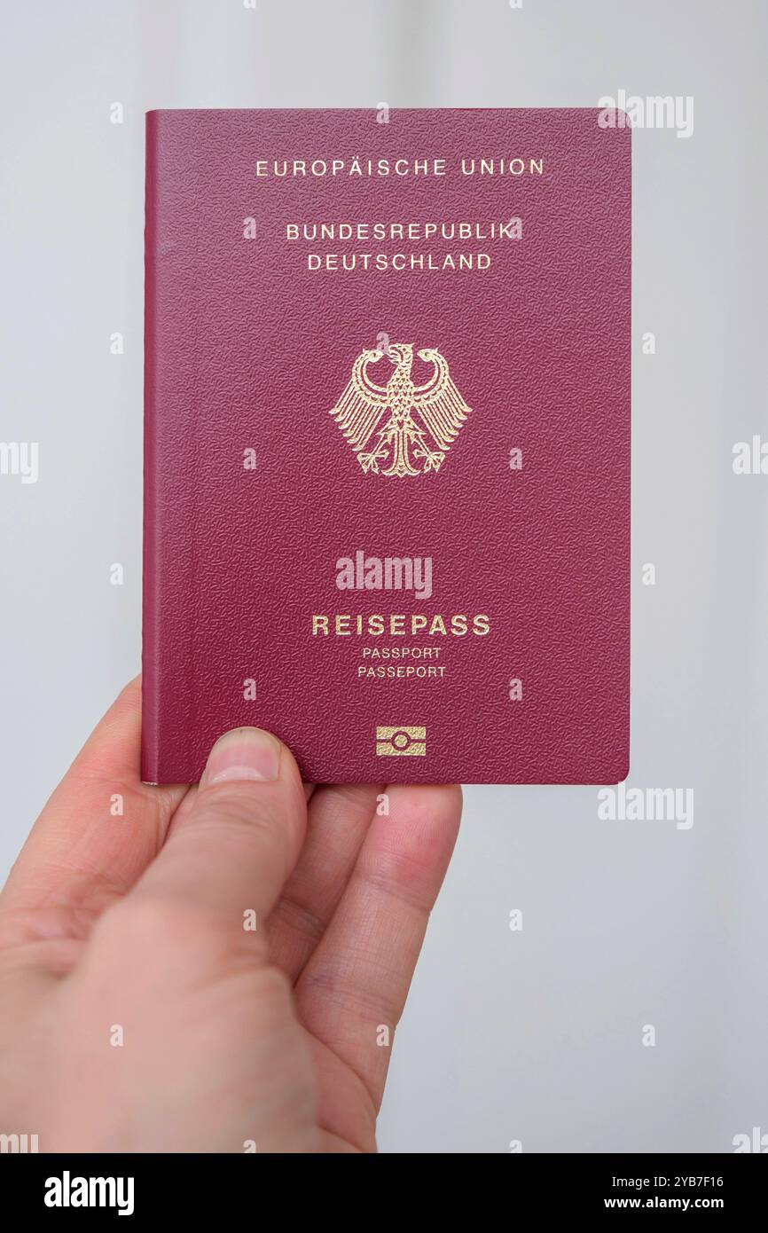 Passport personal data identification hi-res stock photography and ...