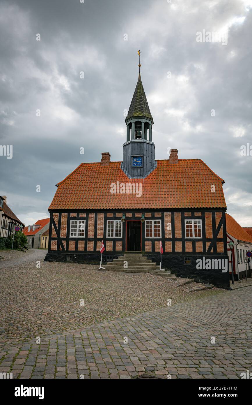 det gamle radhus, the smallest townhall in denmark in the city of ...