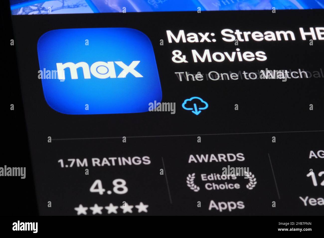 HBO Max app icon and brand logo. Video streaming service Stock Photo - Alamy
