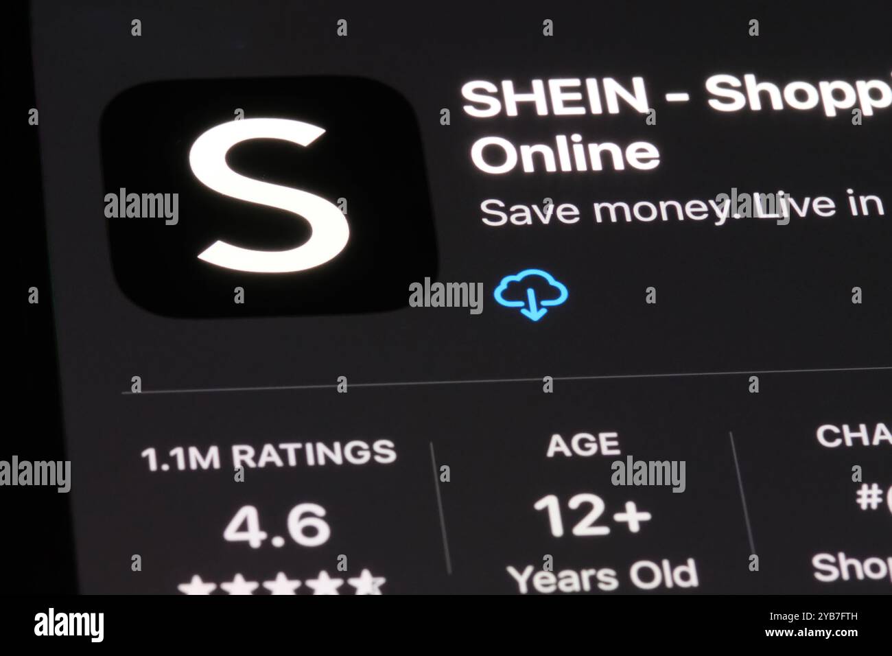 Shein app icon and company brand logo Stock Photo - Alamy