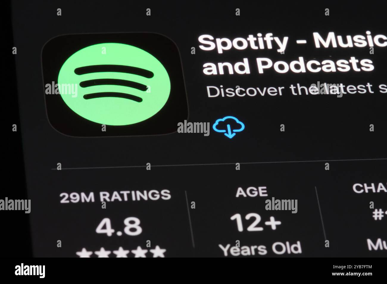 Spotify app icon and company brand logo Stock Photo - Alamy