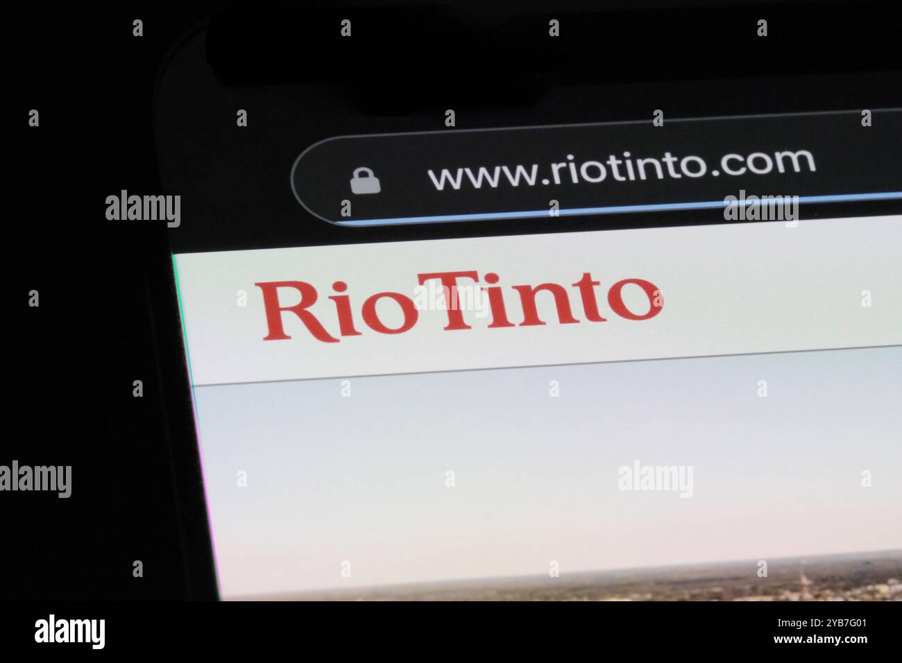 Rio tinto logo hi-res stock photography and images - Alamy