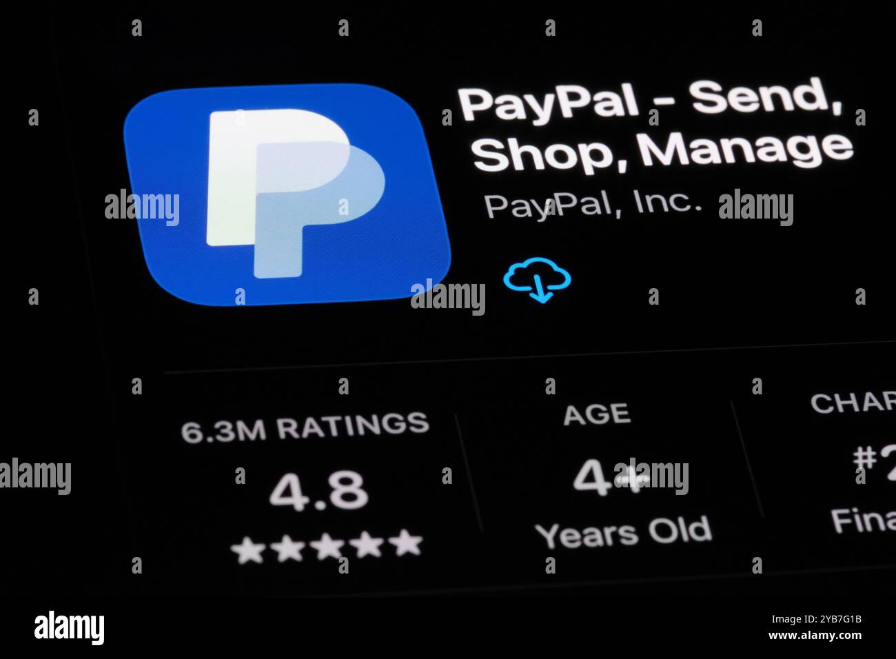 Paypal logo hi-res stock photography and images - Alamy