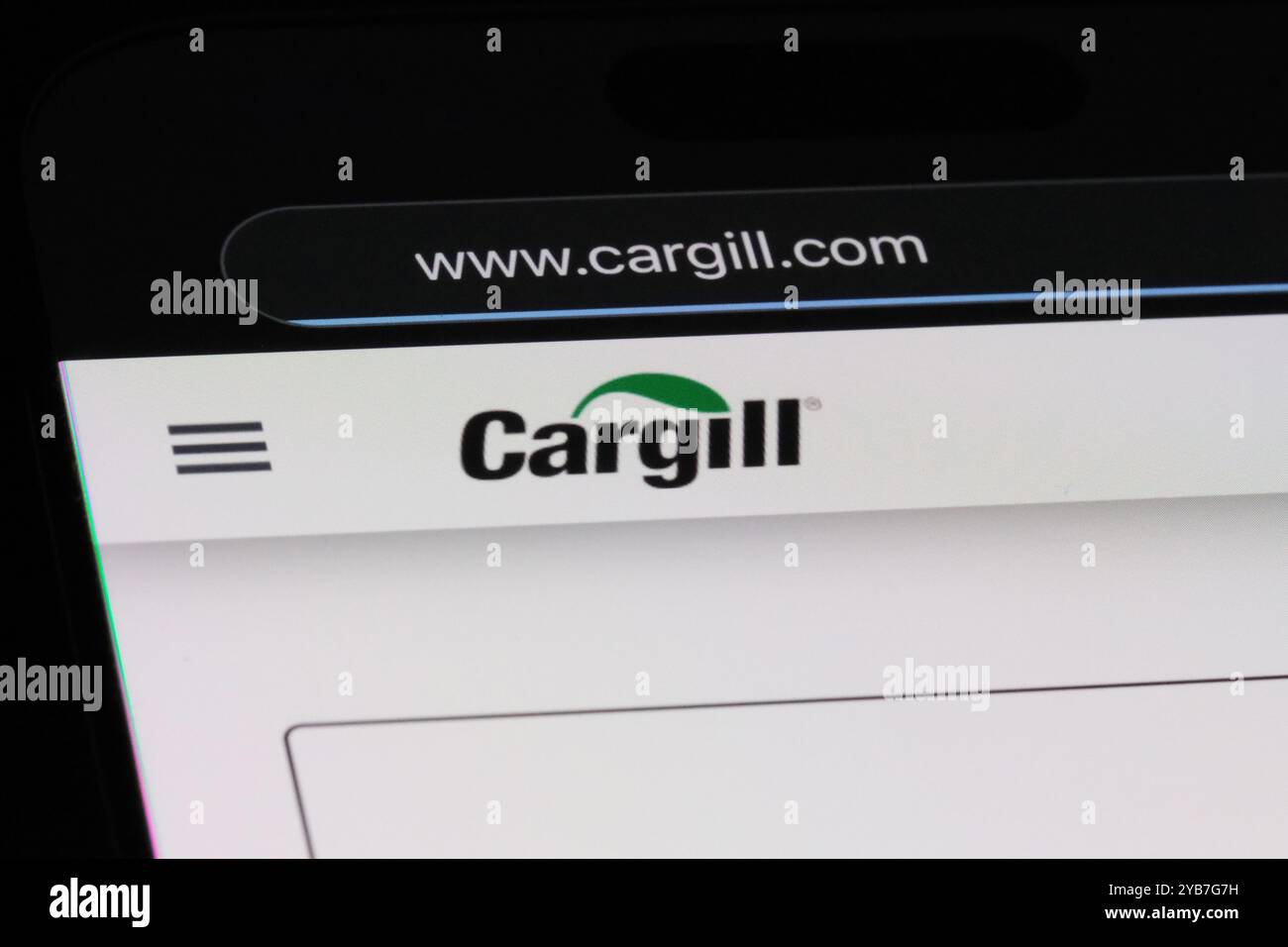 Cargill corporation brand logo on official website. American food ...