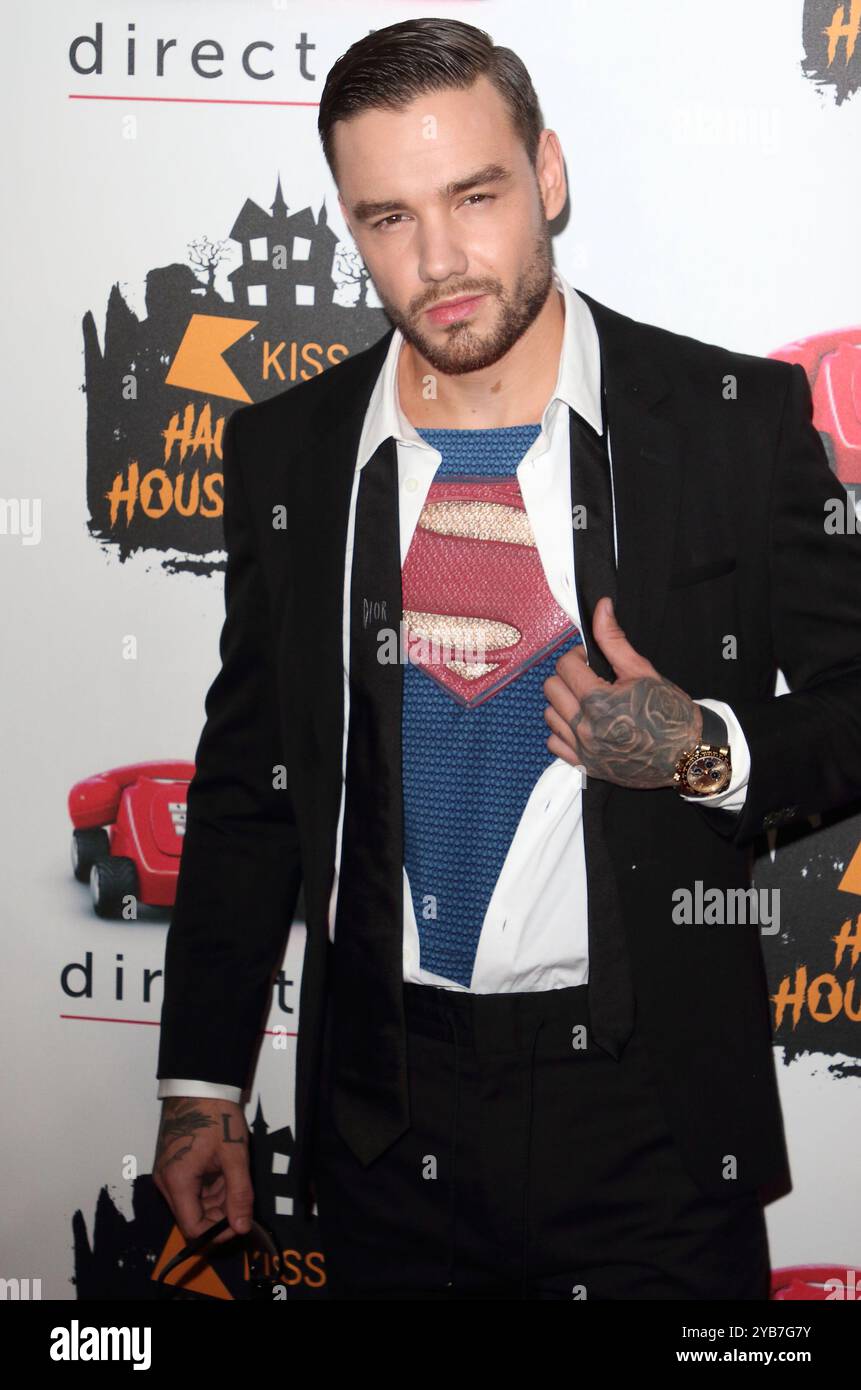 Liam Payne at the KISS Haunted House Party at the SSE Arena, Wembley ...