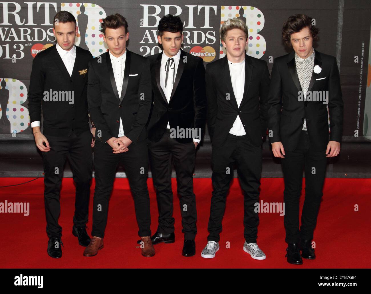 One Direction (Liam Payne, Louis Tomlinson, Zayn Malik, Niall Horan, Harry Styles)Arrivals for ...
