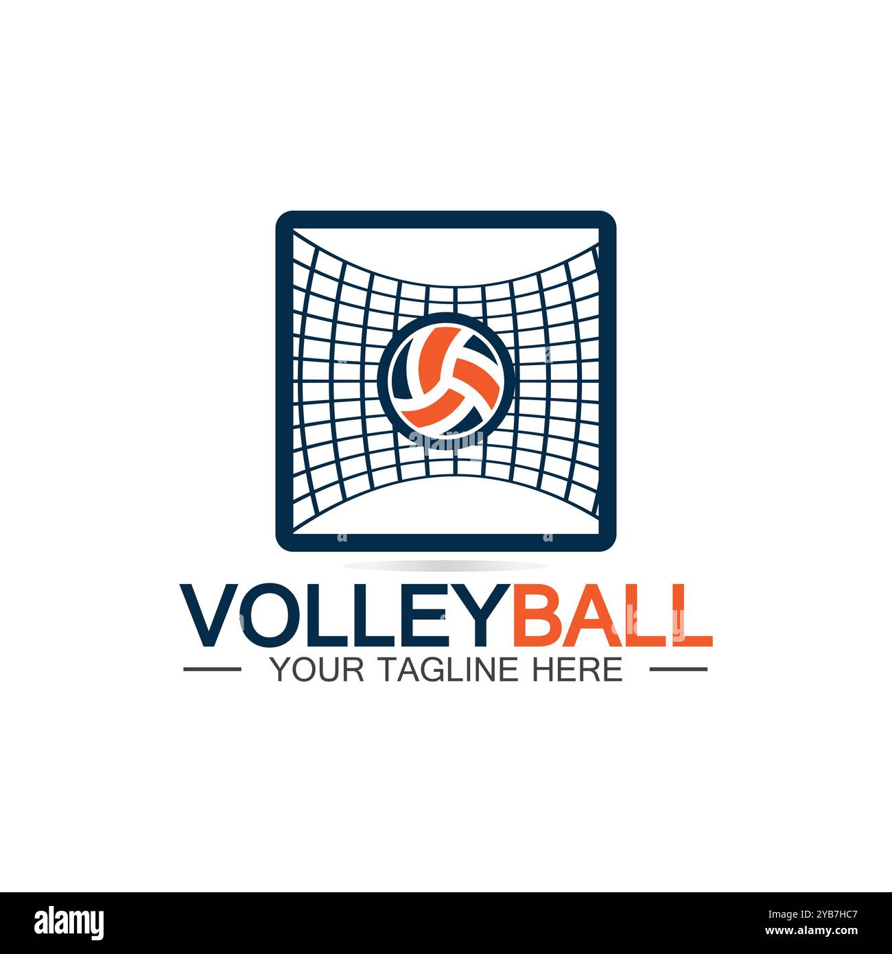 Volleyball logo icon design vector template, Modern design, isolated on ...