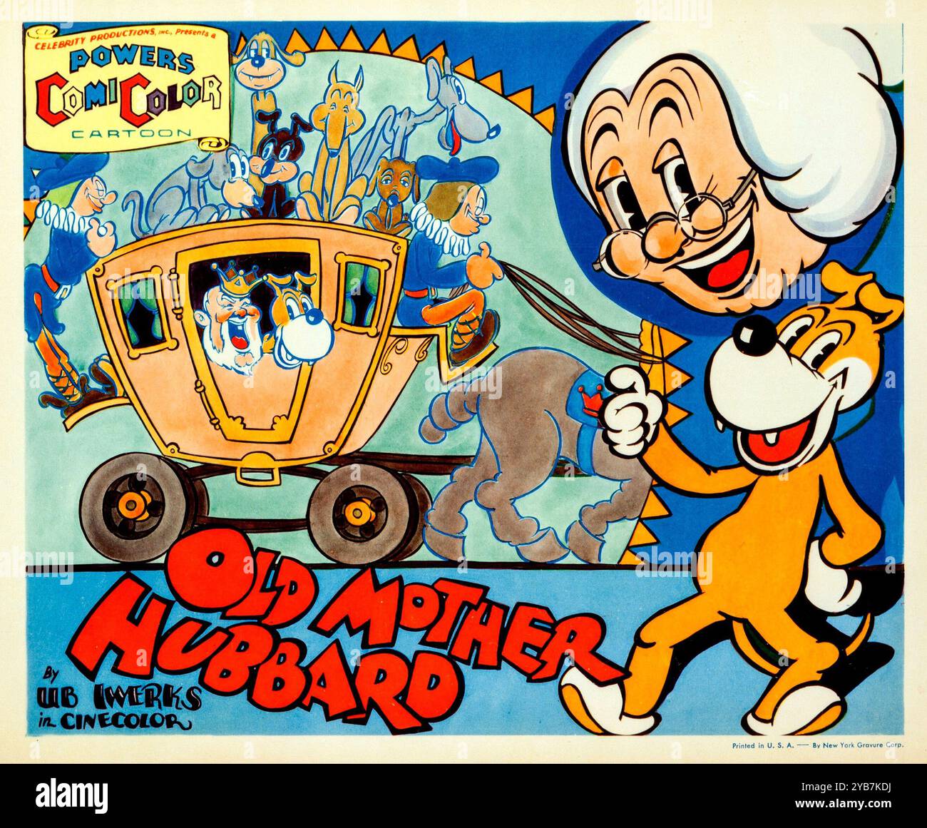 Old Mother Hubbard Lobby Card (PA Powers ComiColor Cartoon, Celebrity ...