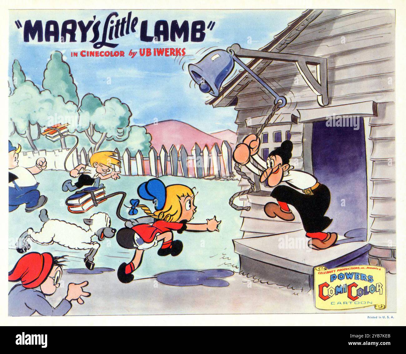 Ub Iwerk's artwork - Marys Little Lamb (Powers ComiColor Cartoons, 1935 ...