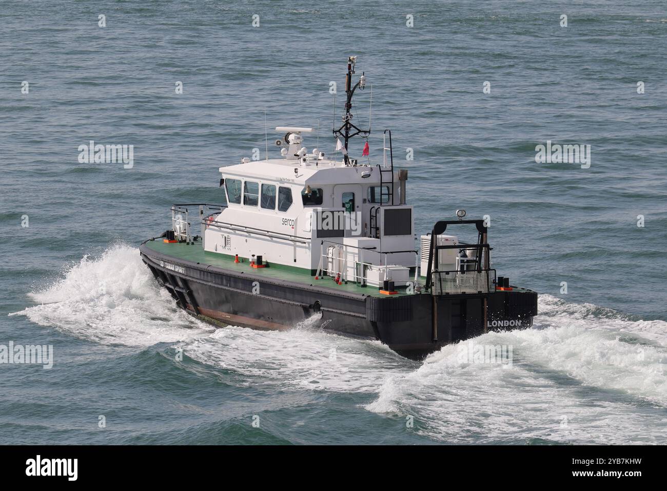 The SERCO Marine Services operated Admiralty pilot vessel SD TAMAR ...