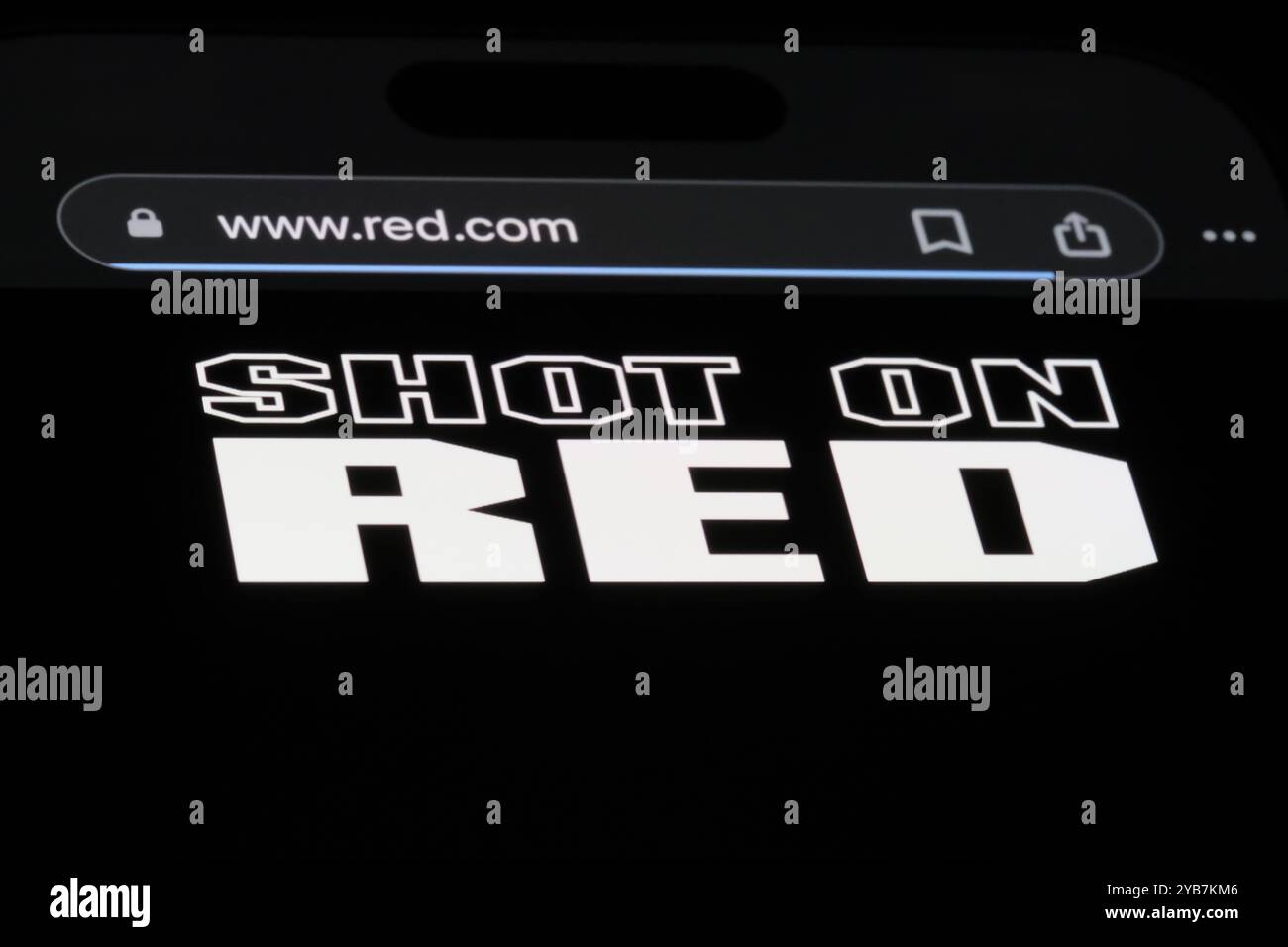 Red Digital Cinema company brand logo on website Stock Photo - Alamy
