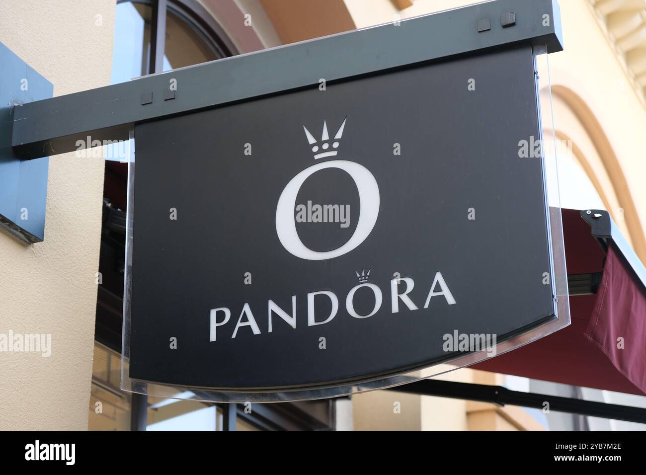 Suzhou,China-August 20th 2023: PANDORA store sign company brand logo ...