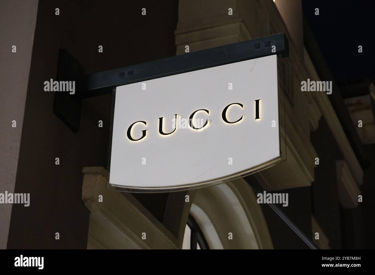 Suzhou,China-August 20th 2023: GUCCI store sign company brand logo ...