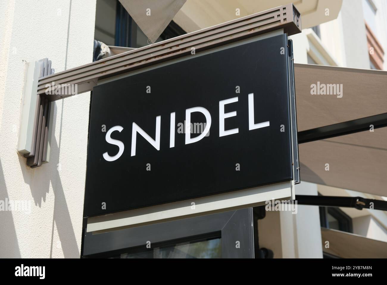 Shanghai,China-September 2nd 2023: SNIDEL store sign company brand logo ...